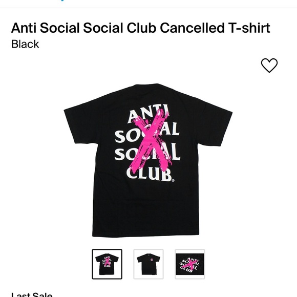 Anti Social Social Club | Shirts | Anti Social Social Club Cancelled ...